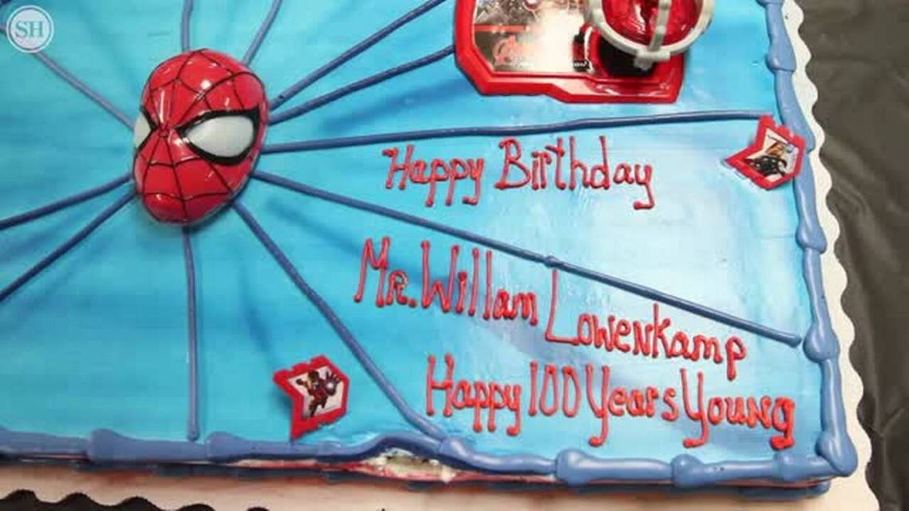 Superheroes help William Lowenkamp celebrate 100 years | Biloxi Sun Herald