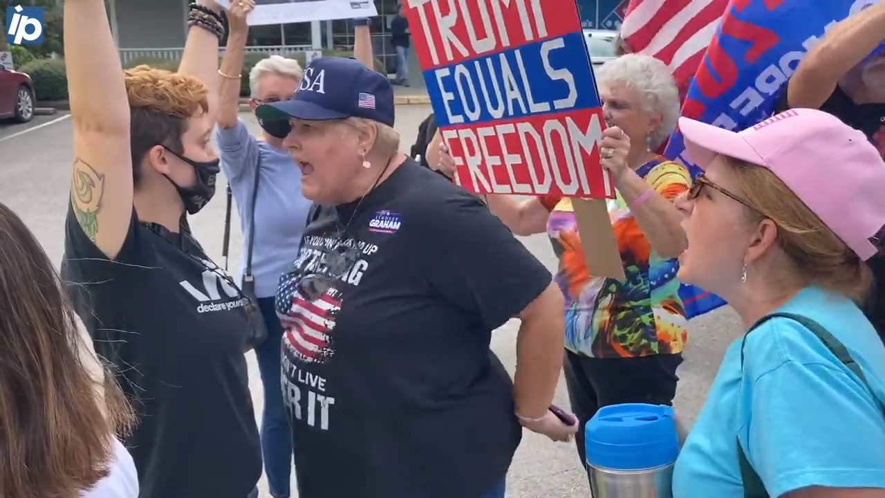 Trump supporters scream at protesters | Hilton Head Island Packet