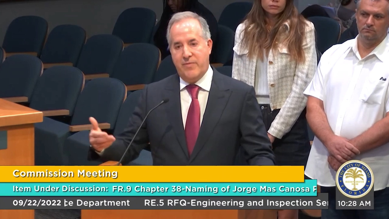 Miami will name Inter Miami park after Jorge Mas Canosa | Miami Herald