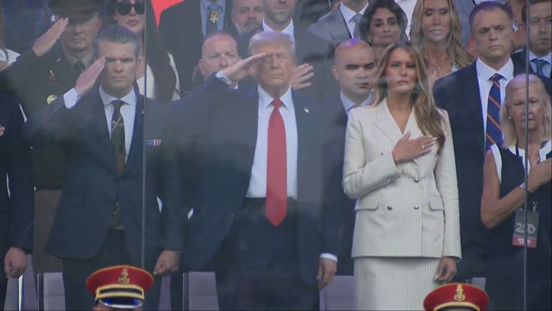 Trump Salutes at Army Parade in D.C. — Powerful Moment with Melania on ...