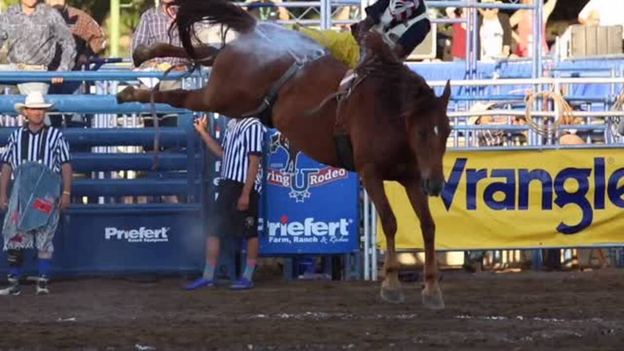 Watch the Mid-State Fair's Extreme Team Rodeo live up to its name | San ...