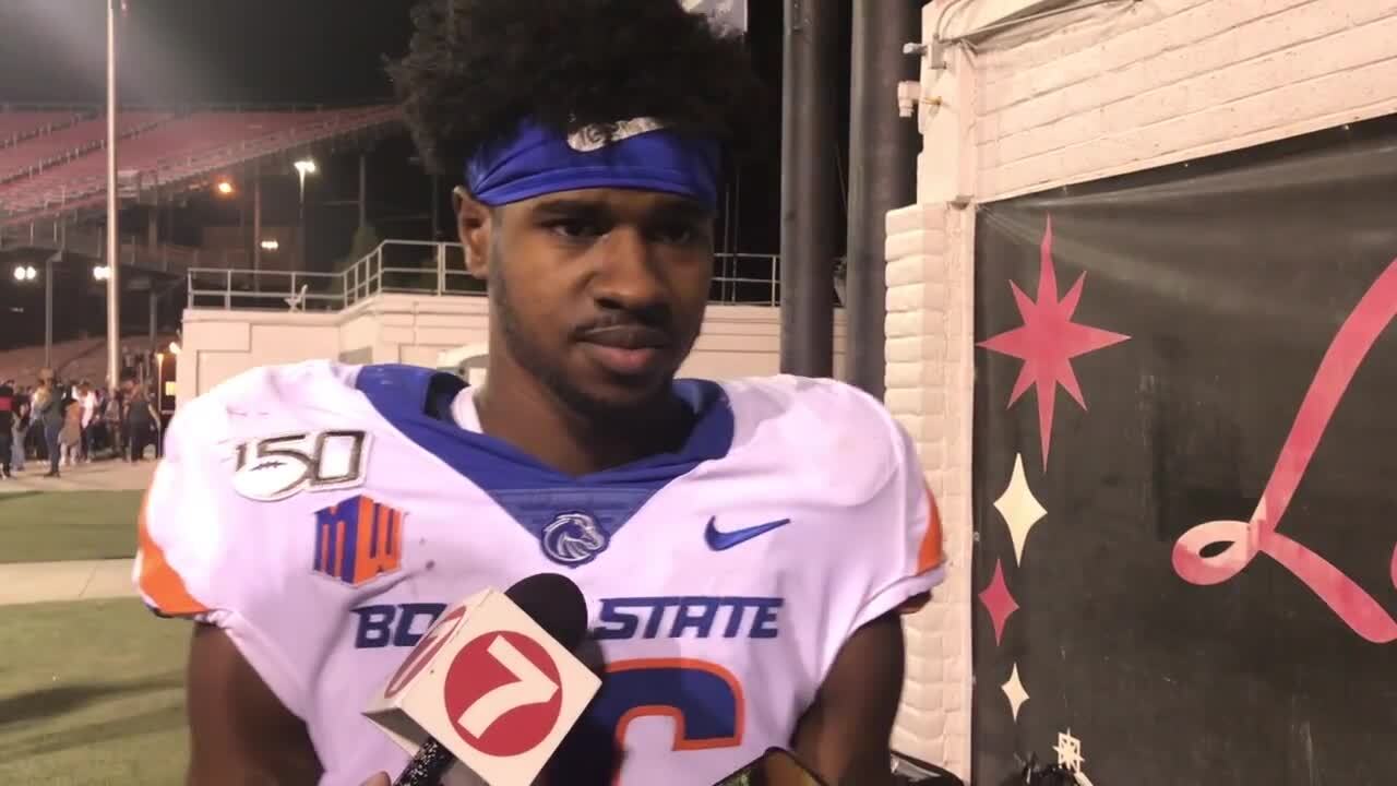 Boise State football player interviews after UNLV win | Idaho Statesman