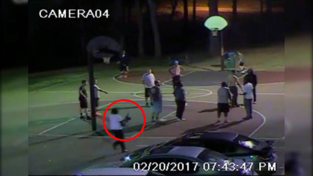 Surveillance video shows attack involving assault rifle in park | Miami ...