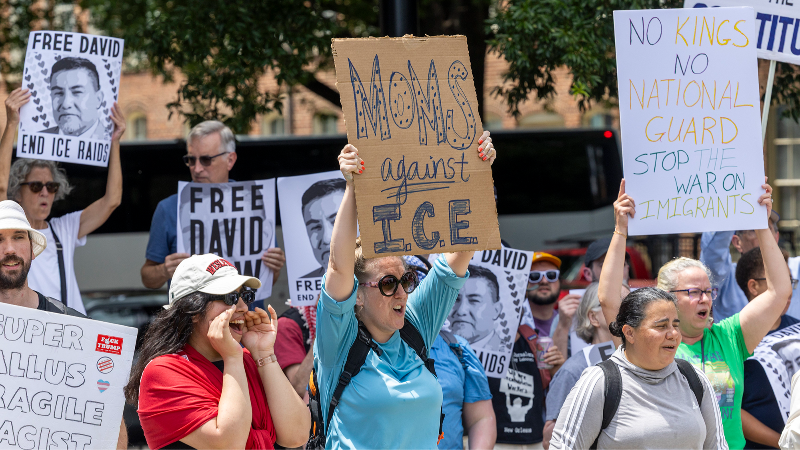 Protesters in NC rally against ICE raids | Raleigh News & Observer