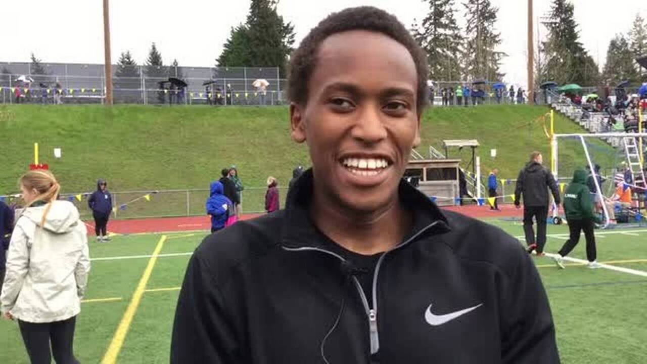 Lincoln's James Mwaura sets school meet record in 1,600 at Bellevue ...