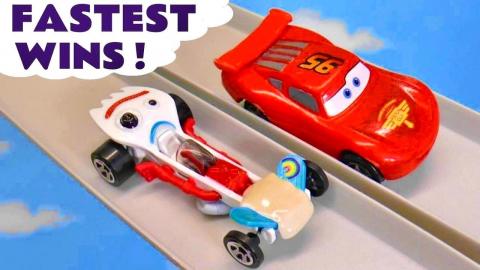 Disney Pixar Cars 3 McQueen & Toy Story 4 Forky Spongebob and ...
