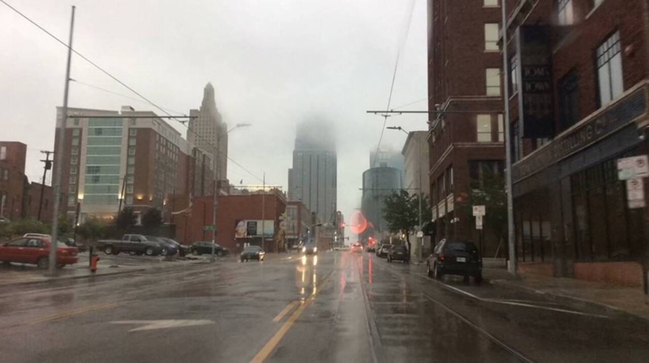 Take a quick rain-soaked ride through downtown Kansas City | Centre ...