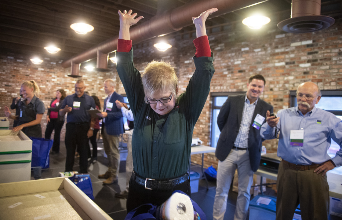The state's top grocery store baggers were brought together in Tacoma ...