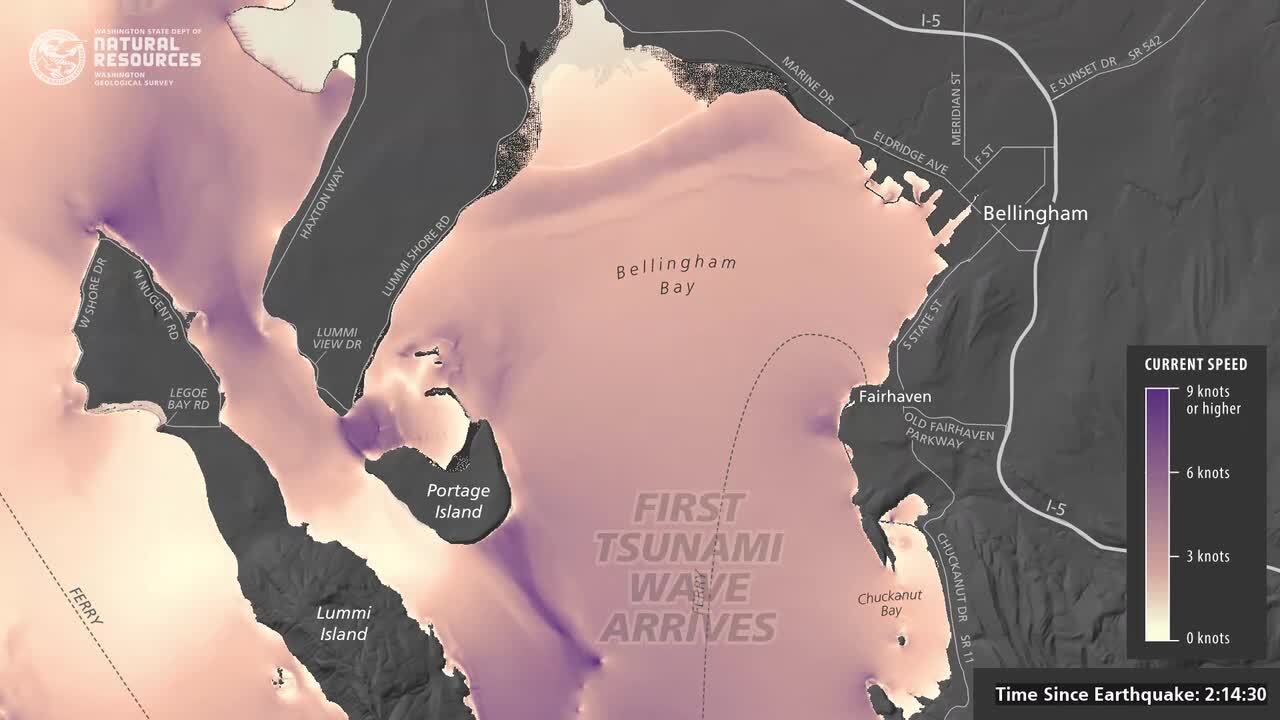 Grant to help fund DNR Whatcom tsunami maps, simulations | Bellingham ...