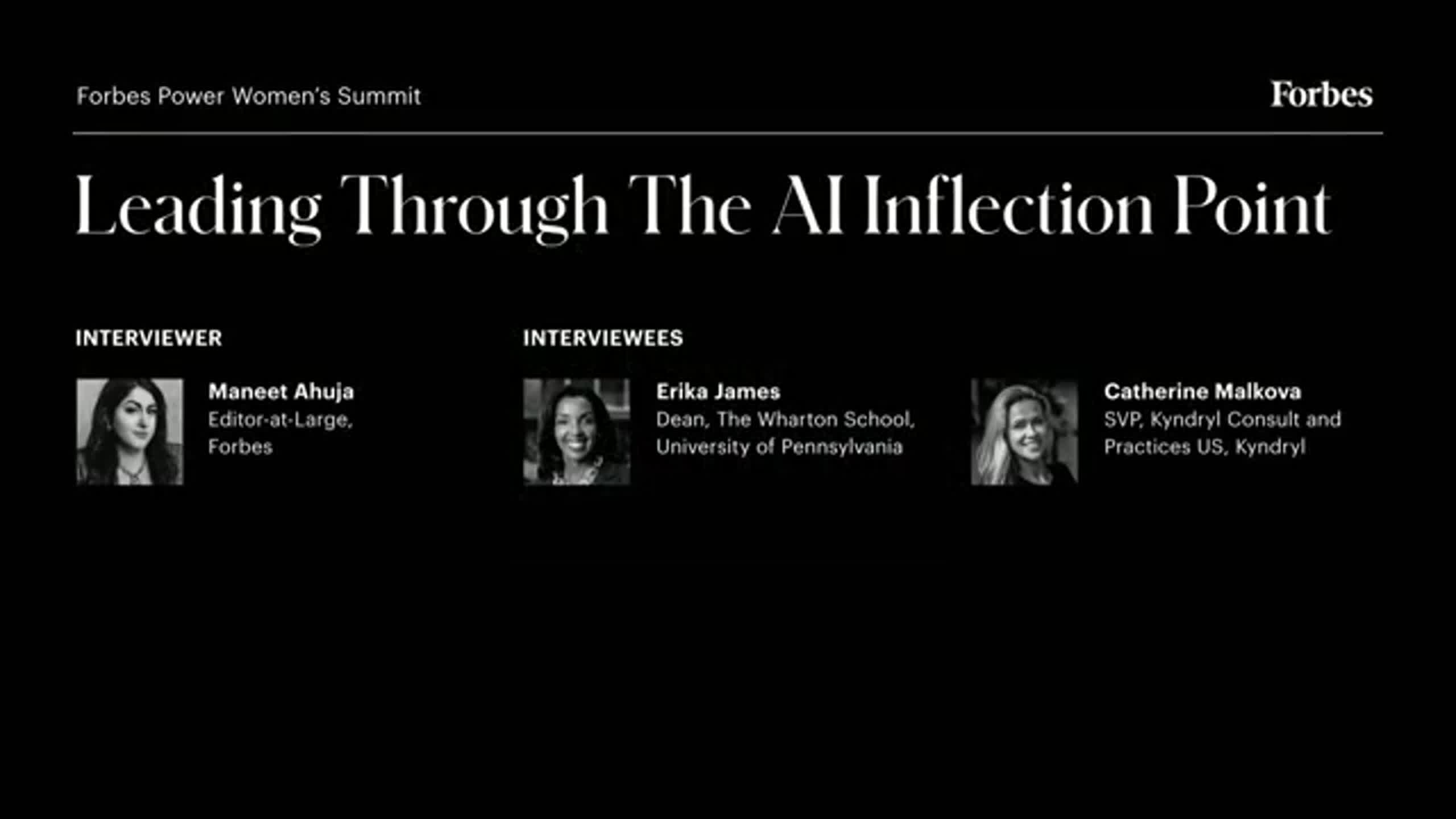 2025 Forbes Power Women's Summit | Leading Through The AI Inflection Point