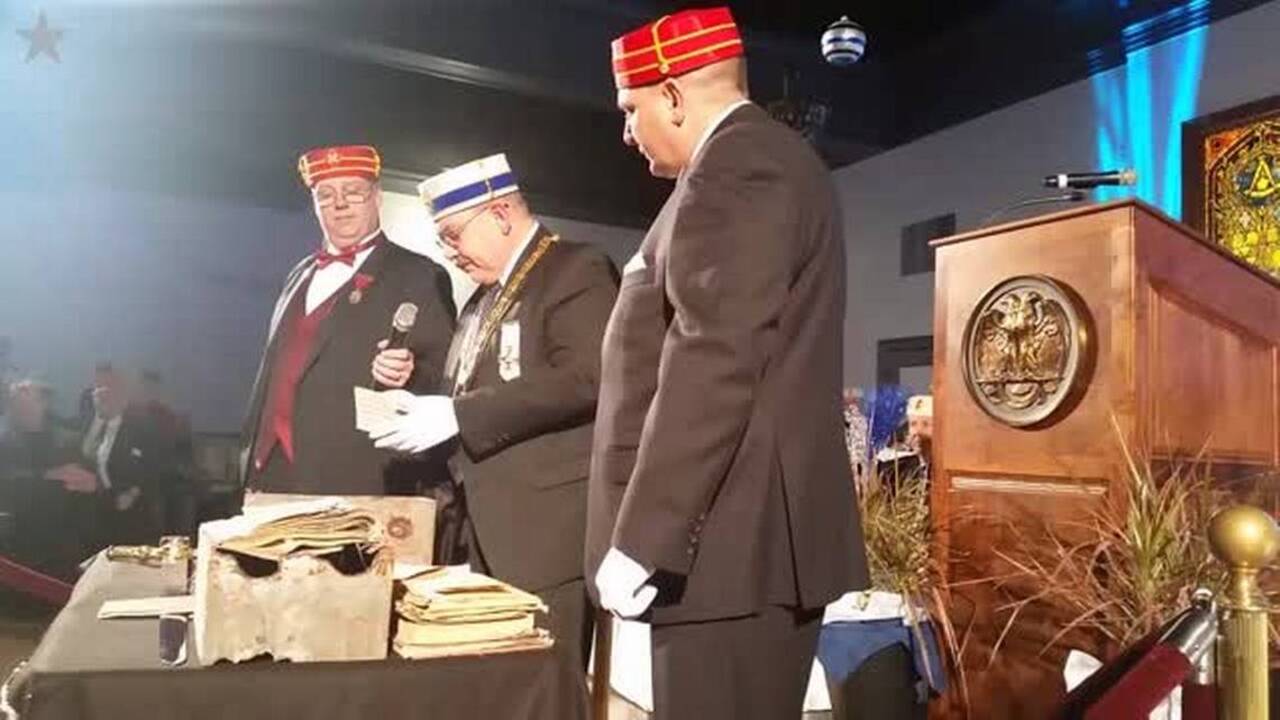 Scottish Rite Temple time capsule opened | Kansas City Star