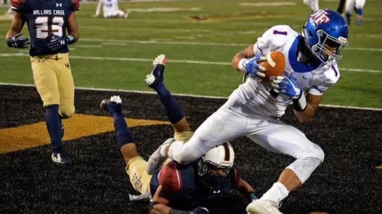 Watch John Jiles snag a TD catch over two defenders to start the ...