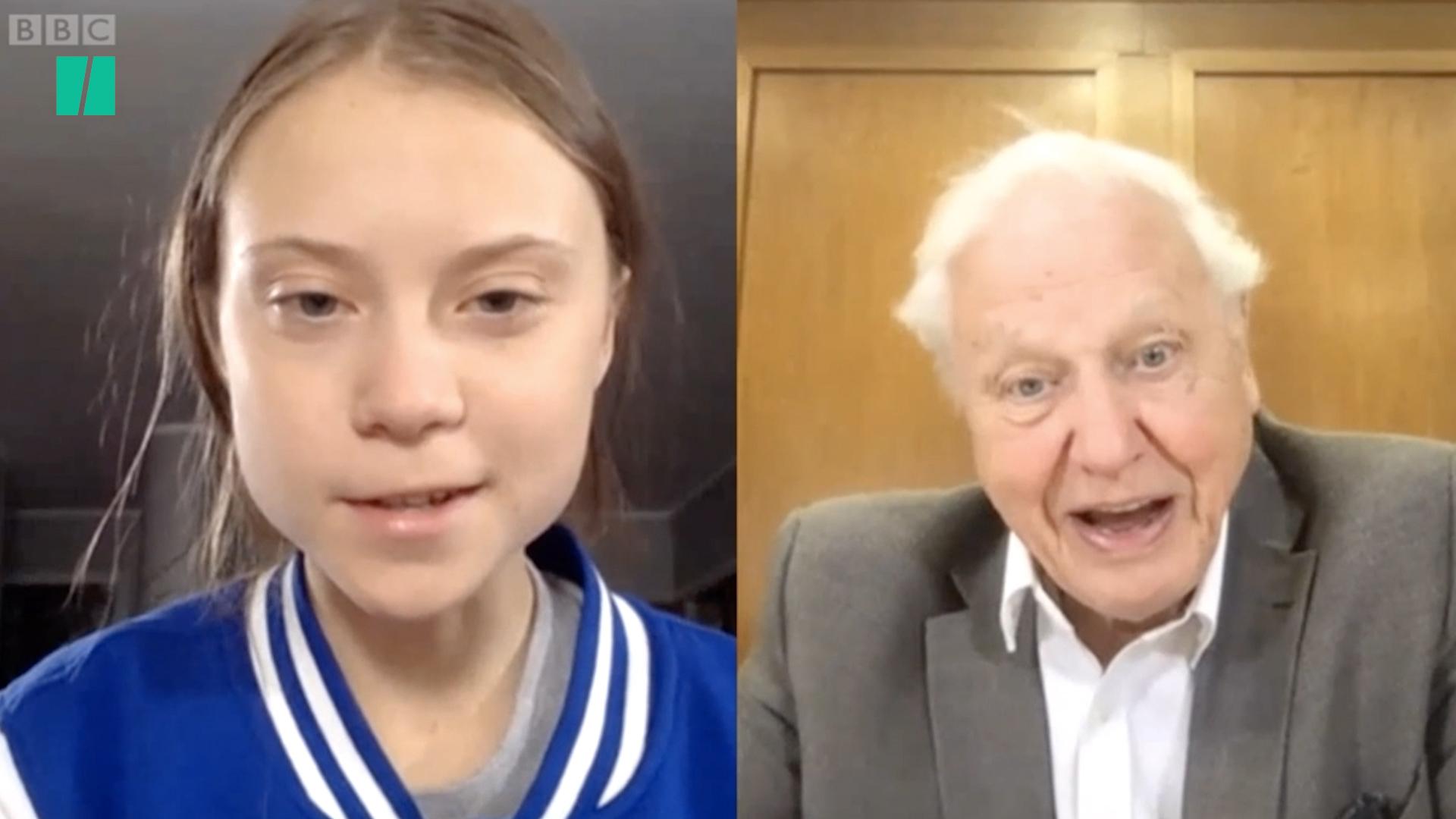 David Attenborough Tells Greta Thunberg She Has 'Woken Up The World ...