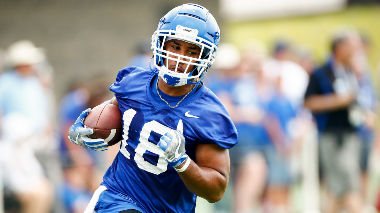 Kentucky football's Clevan Thomas talks playbook and his dog ...