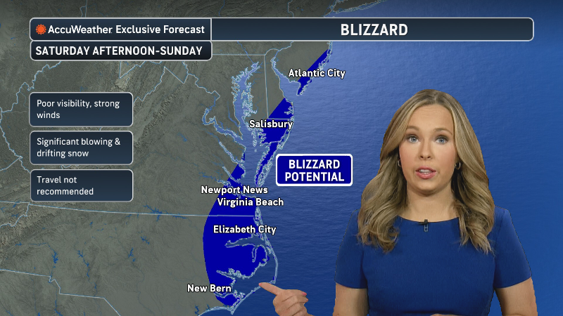 Blizzard to threaten parts of East Coast this weekend | AccuWeather