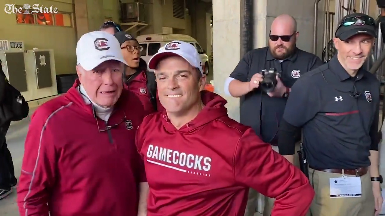 Shane Beamer celebrates 2022 win over Clemson | The State