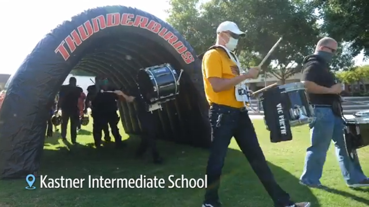 First day of school at Kastner Intermediate School starts with a bang ...