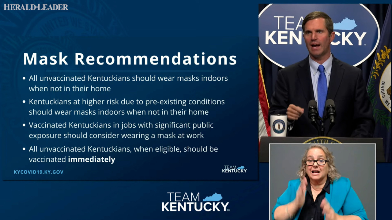 New KY mask recommendations | Lexington Herald Leader