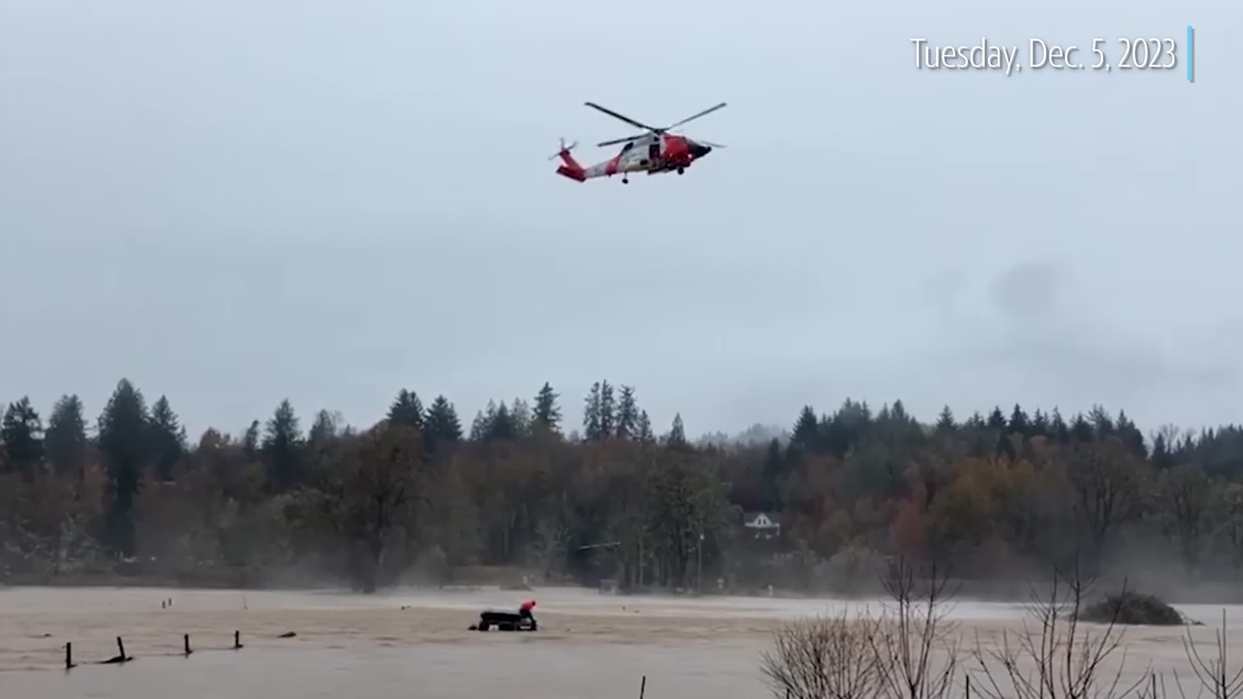 Coast Guard rescues 5 people from flooding near Rosburg, WA | Tacoma ...