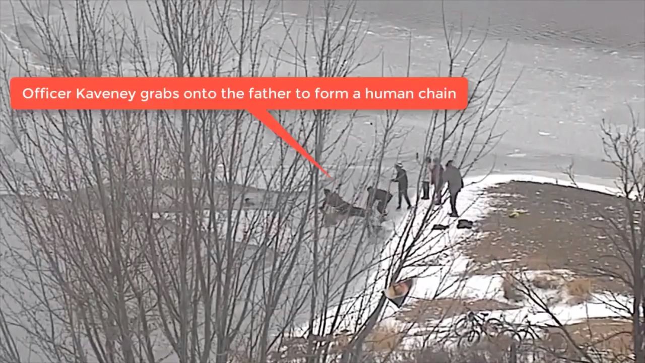Video: Human chain formed to rescue child from water in WI | Kansas ...