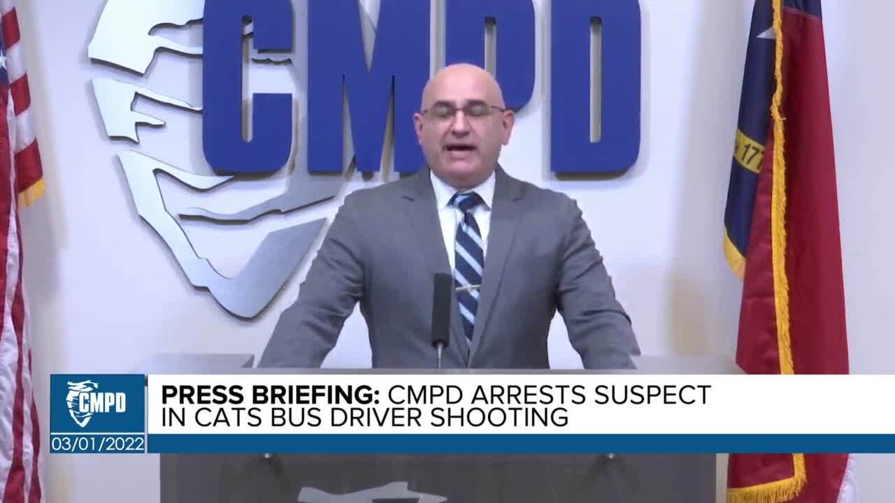 Charlotte bus driver shot: Ethan Rivera case suspect arrested ...