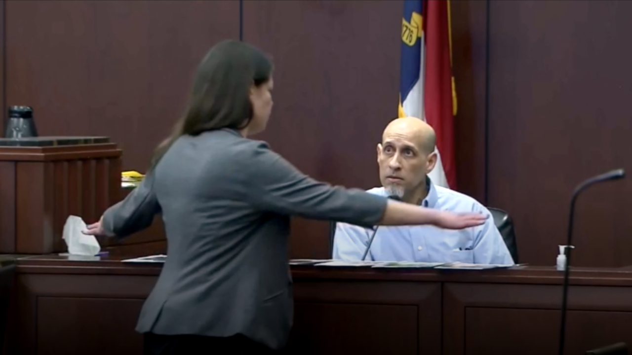 Prosecuter confronts Brian Sluss with photos of his girlfriend and ...