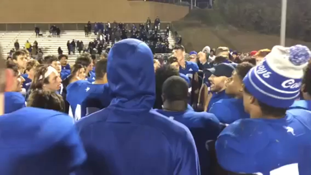 Watch as Nolan Catholic coach David Beaudin address his team after ...