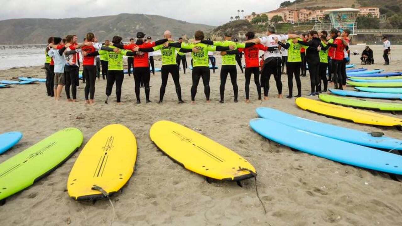 Operation Surf heals injured veterans in California waves | San Luis ...