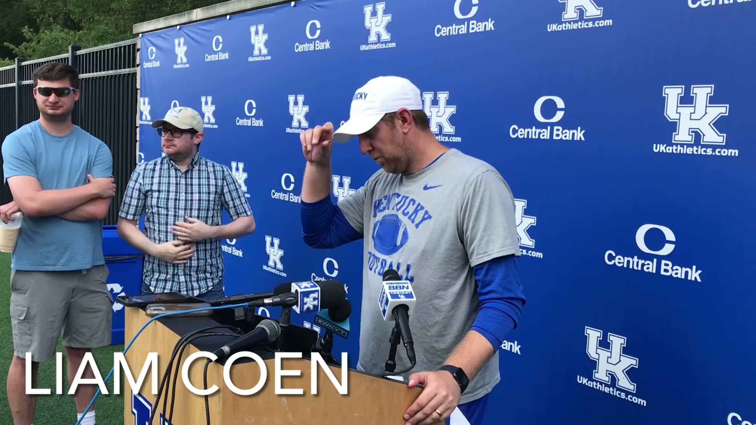 What did Liam Coen think of Kentucky football's first scrimmage ...
