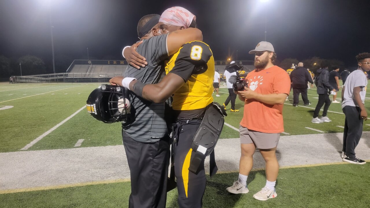 Aaron Brand discusses Irmo football's win over AC Flora | The State