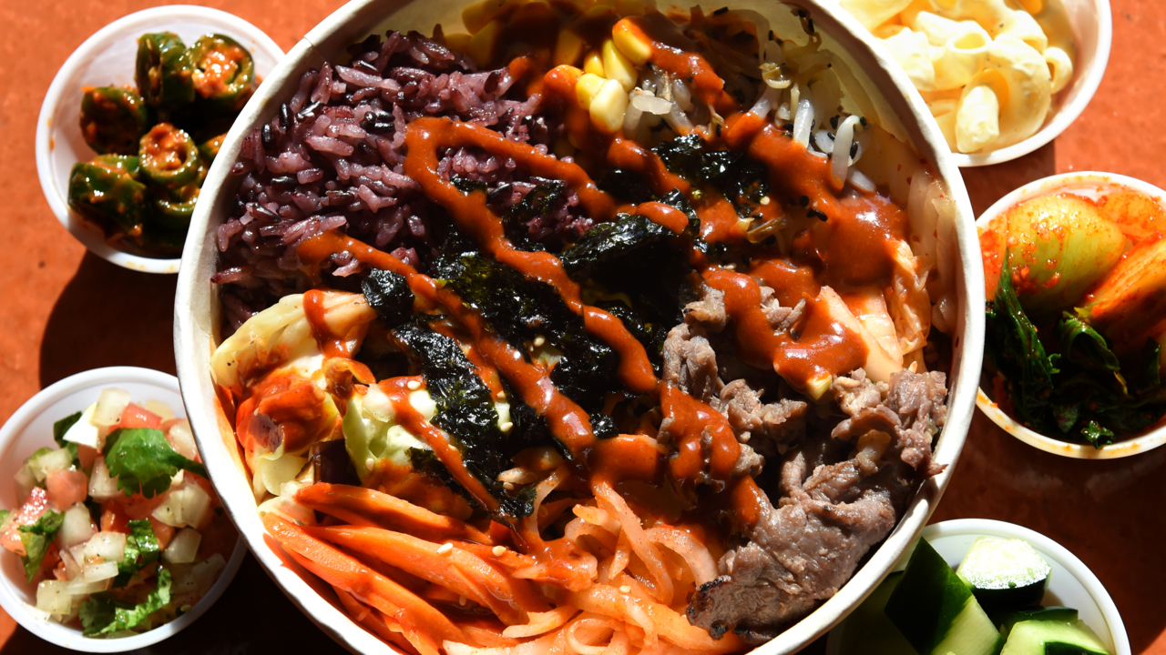 K-bop Korean Rice Bar specializes in bibimbap, a mixed rice bowl | The ...