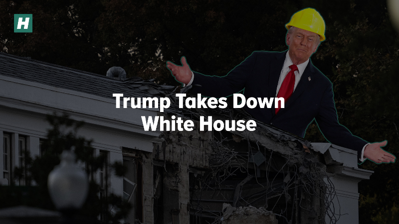 Trump Has Demolished The White House East Wing | HuffPost Latest News