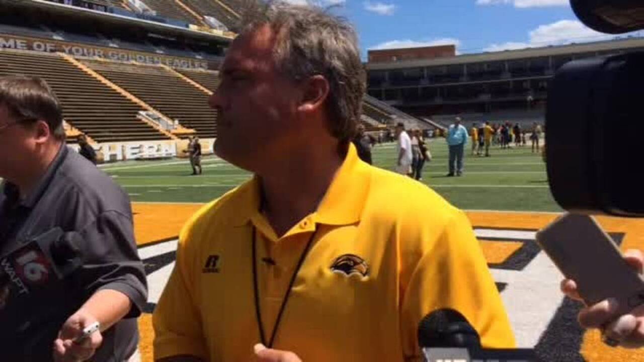 Jay Hopson talks about Southern Miss spring game | Biloxi Sun Herald
