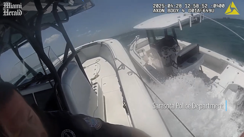 Florida cop jumps on runaway boat when driver goes overboard | Miami Herald