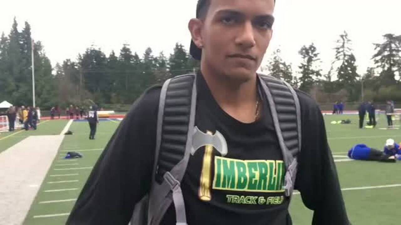 Timberline's Jaylen Taylor talks triple jump after setting meet record ...