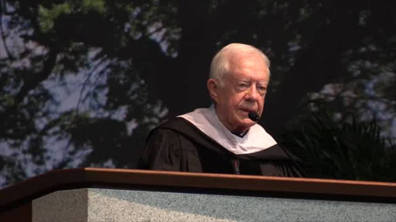 Former President Jimmy Carter addresses Mercer graduates | Macon Telegraph