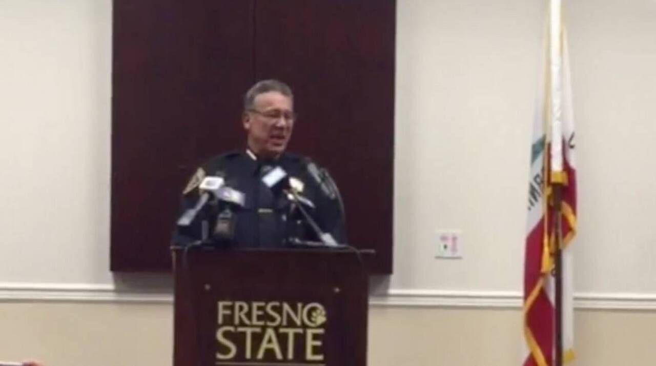 Video: Fresno State police chief talks about threat to campus posted ...