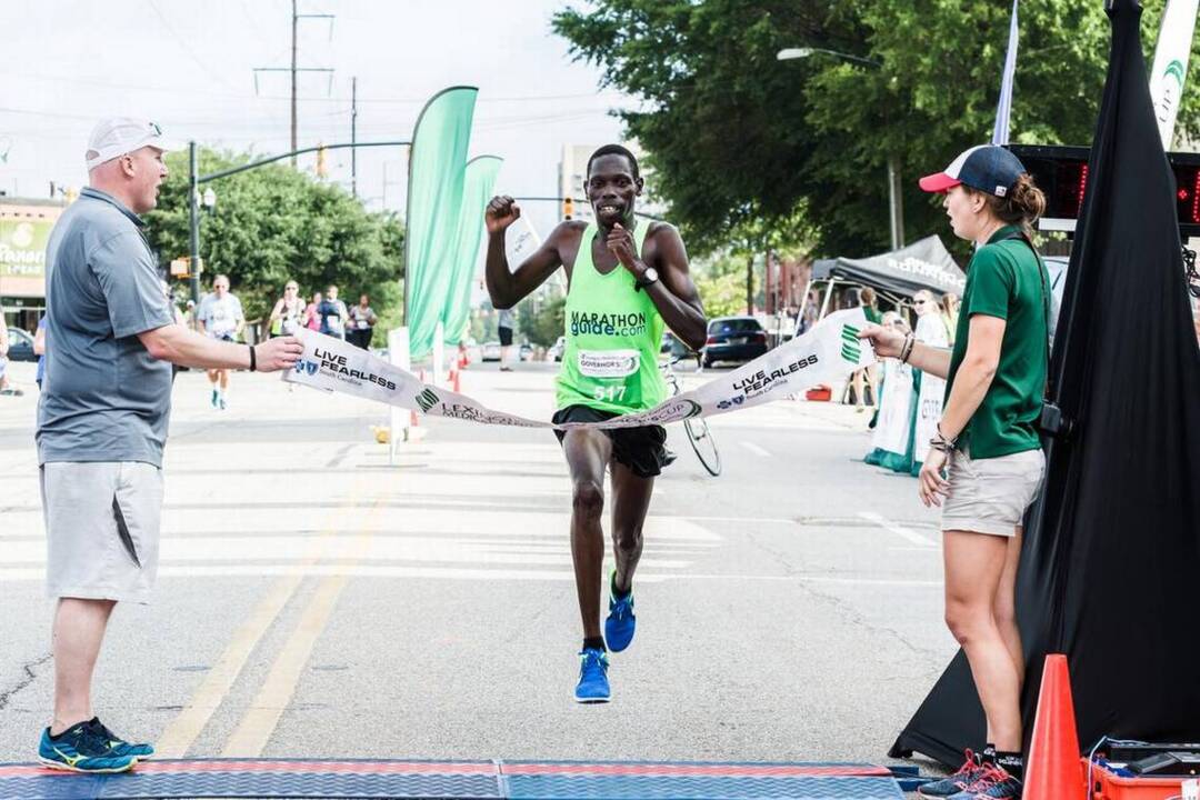 Governor's Cup 1st place finisher Geoffrey Ngetich of Kenya | The ...