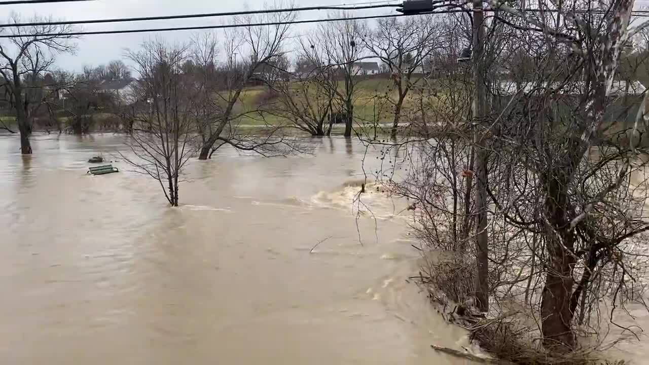 Elkhorn Creek floods park in Georgetown, Kentucky | Lexington Herald Leader