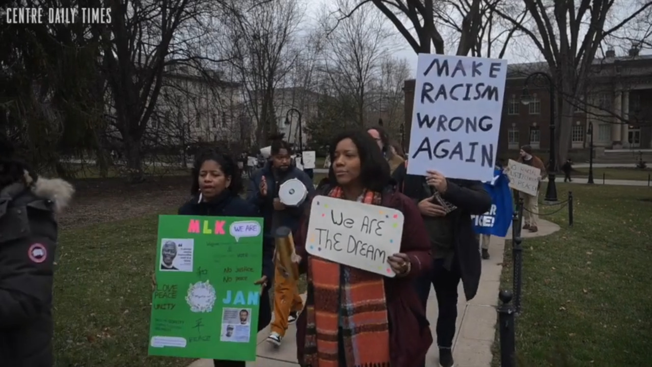 MLK Peace March brings town and gown together for justice | Centre ...