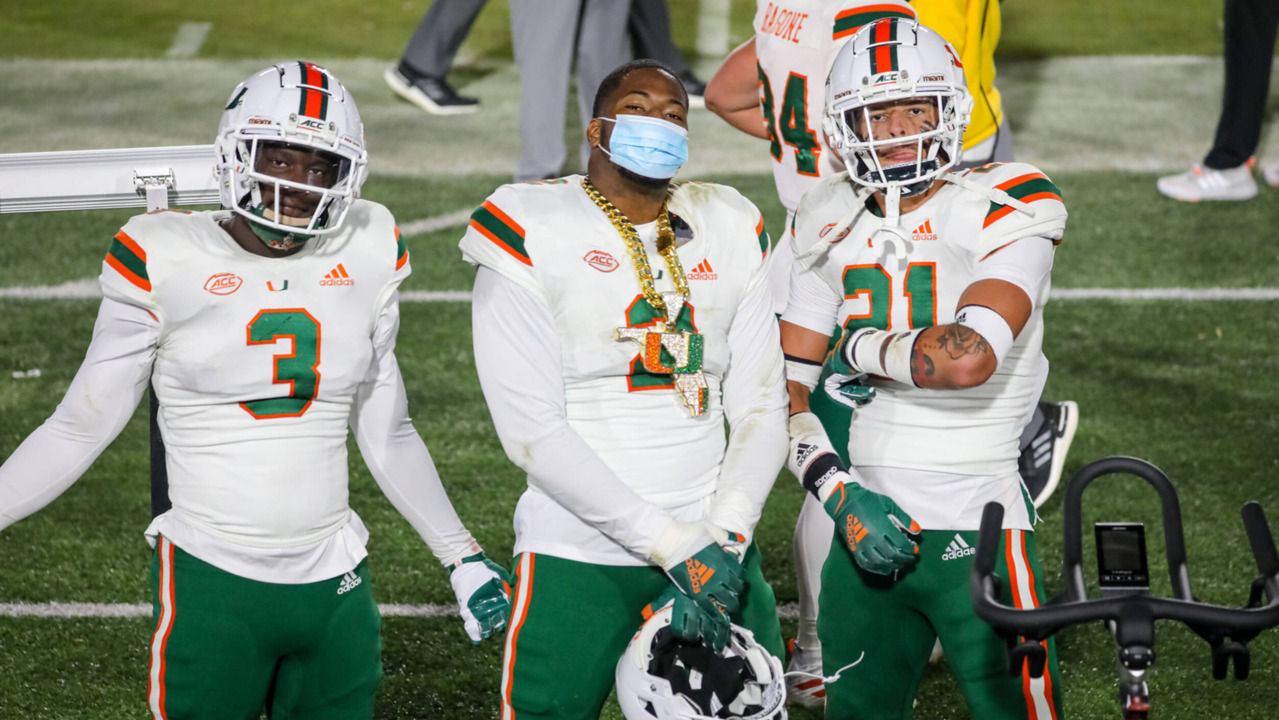 UM defensive end Quincy Roche on his performance against Duke | Miami ...