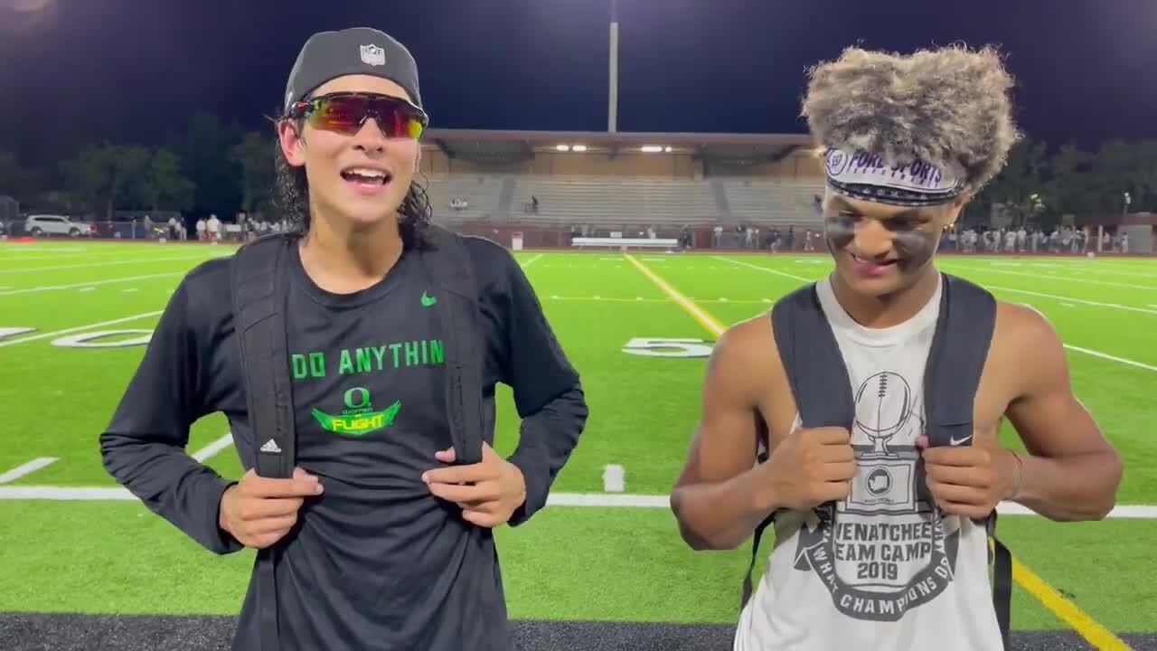 Puyallup's Jacob Velasco and Donte Grant recap win over Emerald Ridge ...