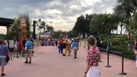 FIRST LOOK - Epcot - Mickey & Friends Parade from the Mexico Pavilion ...