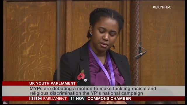 Watch This Heartfelt Speech On Racism At the UK Youth Parliament ...