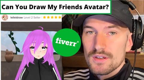 I Paid Artists on Fivver To Draw My Friends VRCHAT Avatar - HideoutTV