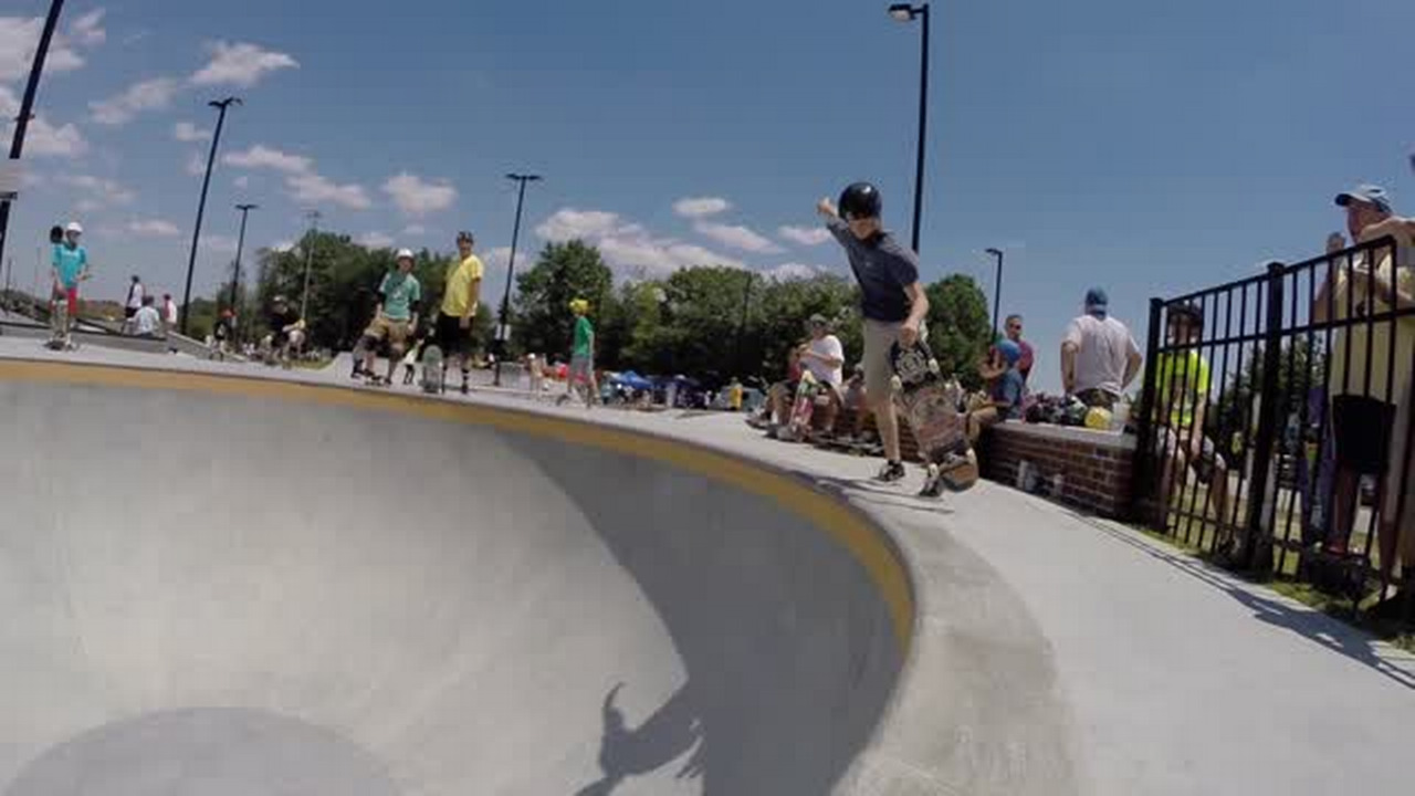 Apex opens skate park and draws hundreds of riders and spectators ...