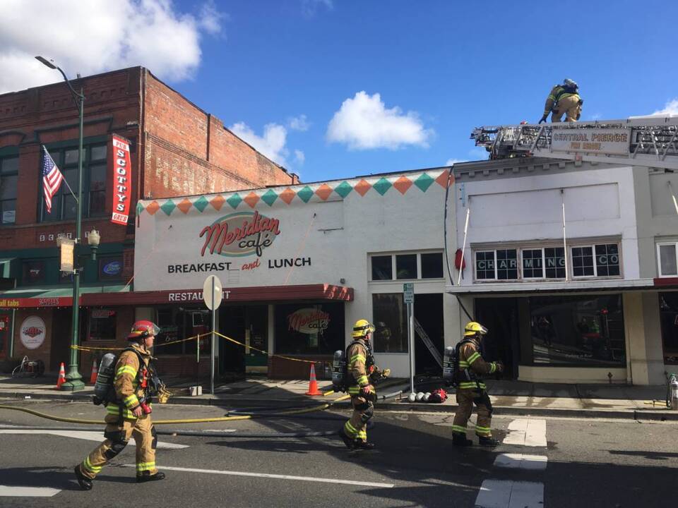 Fire in downtown Puyallup closes Meridian | Myrtle Beach Sun News