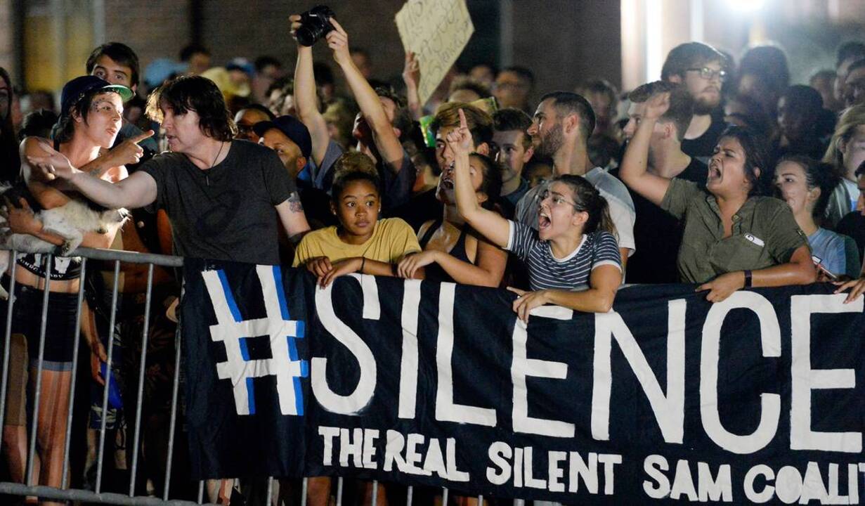 UNC Confederate Statue Silent Sam Protest: Raw Video | Idaho Statesman