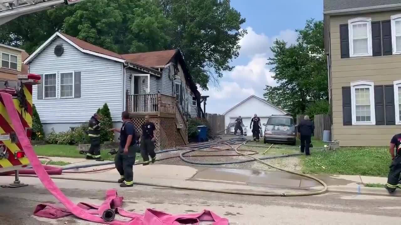 Belleville IL firefighters on scene of house fire | Belleville News ...