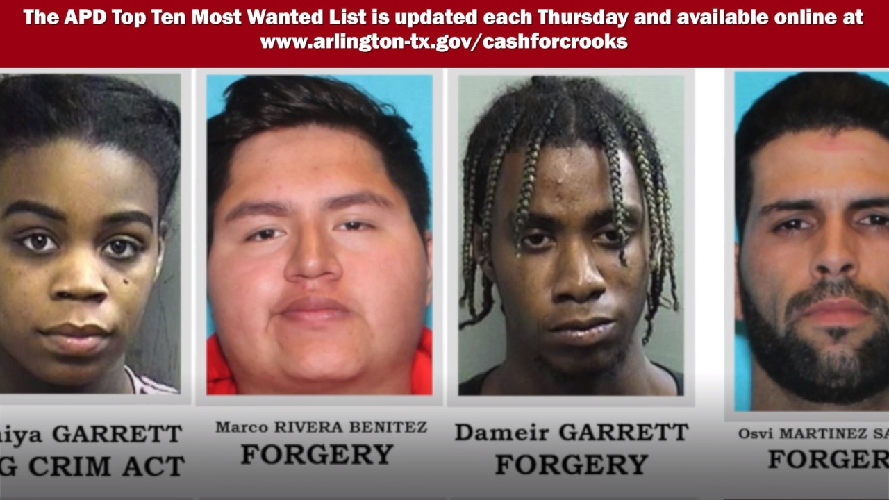 Video: Arlington Police's 10 Most Wanted Criminals, October 10 | Fresno Bee